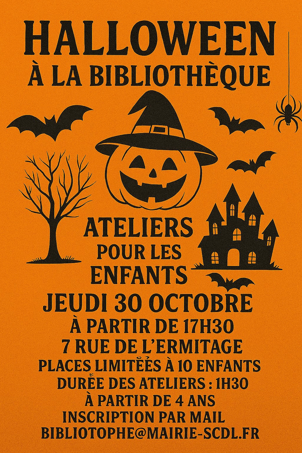 HALLOWEEN à la bibliothèque - Site officiel de la commune de Saint ...